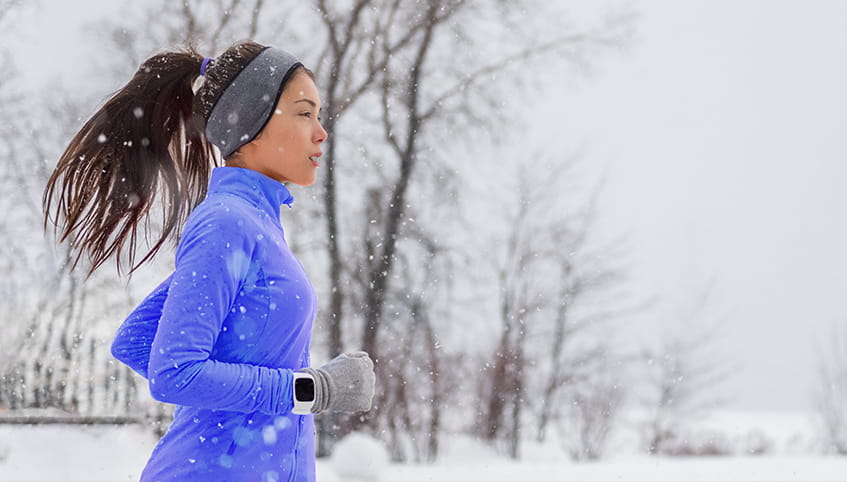 Keep a healthy running pace this winter