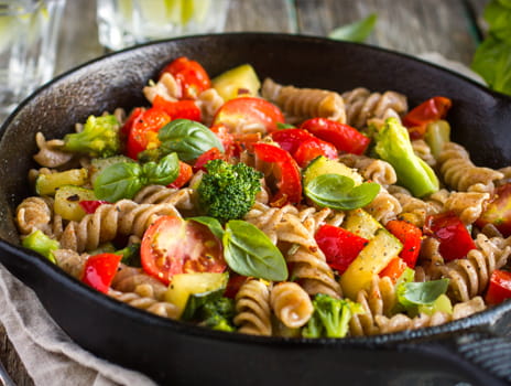 Roasted Vegetable and Rotini Pasta | The University of Kansas Health System
